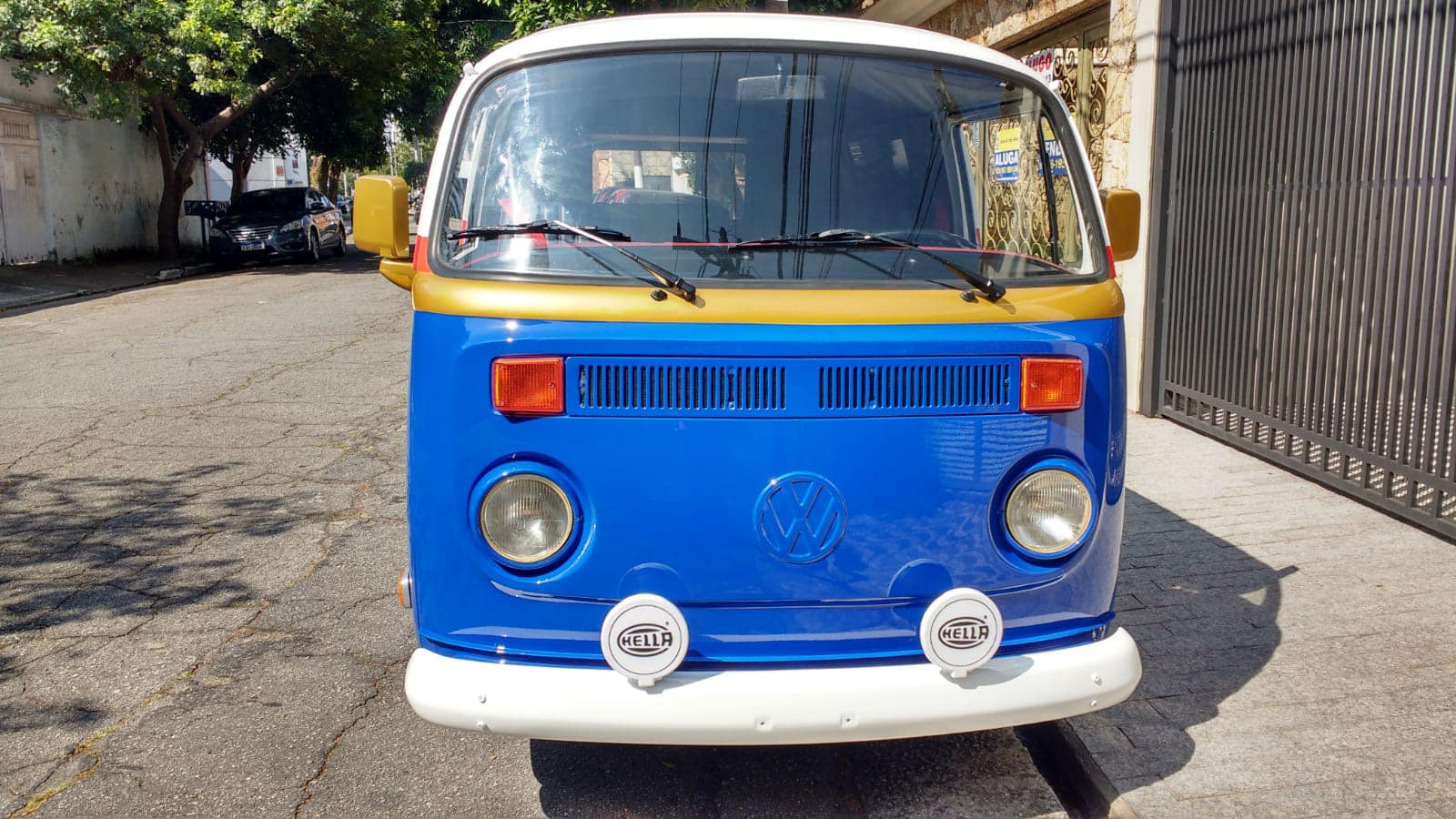 VW T2 panel van camper | blue/white | 1600cc - Kombi Kings