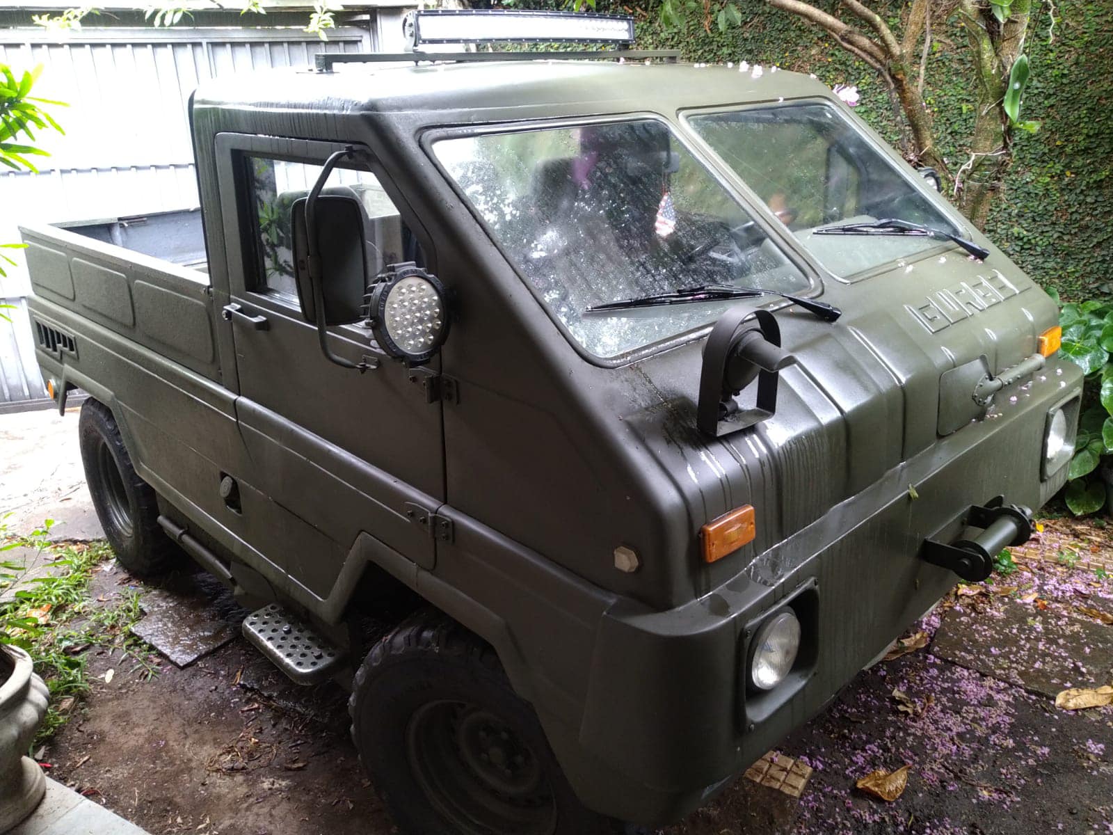 Gurgel X15 pick up | army green | 1600cc - Kombi Kings