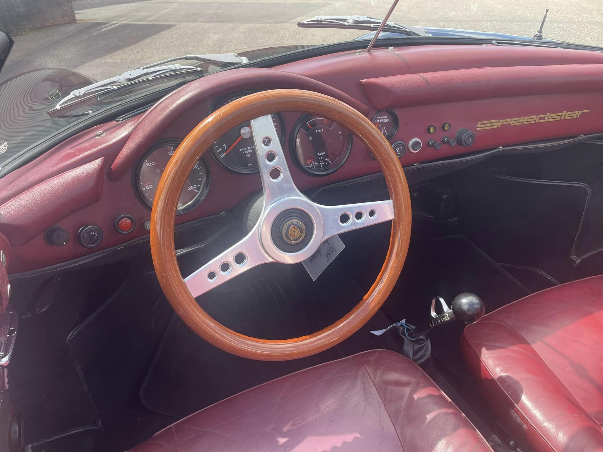 Porsche 356 speedster APAL | black - Kombi Kings